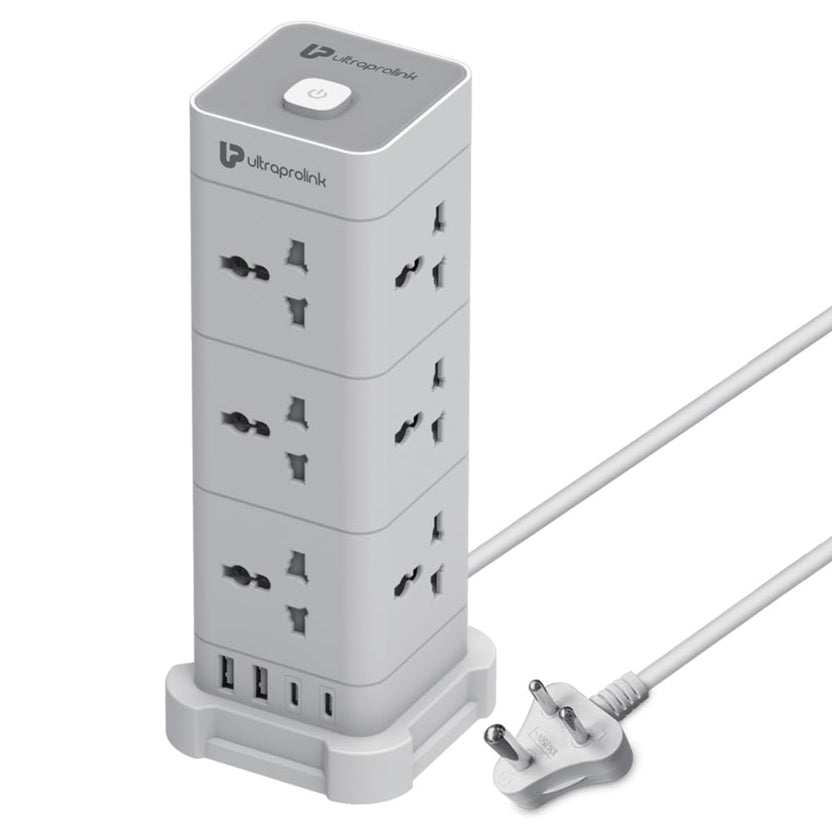 UltraProlink 16 in 1 Tower Extension Board | Surge Protector & Spike G ...