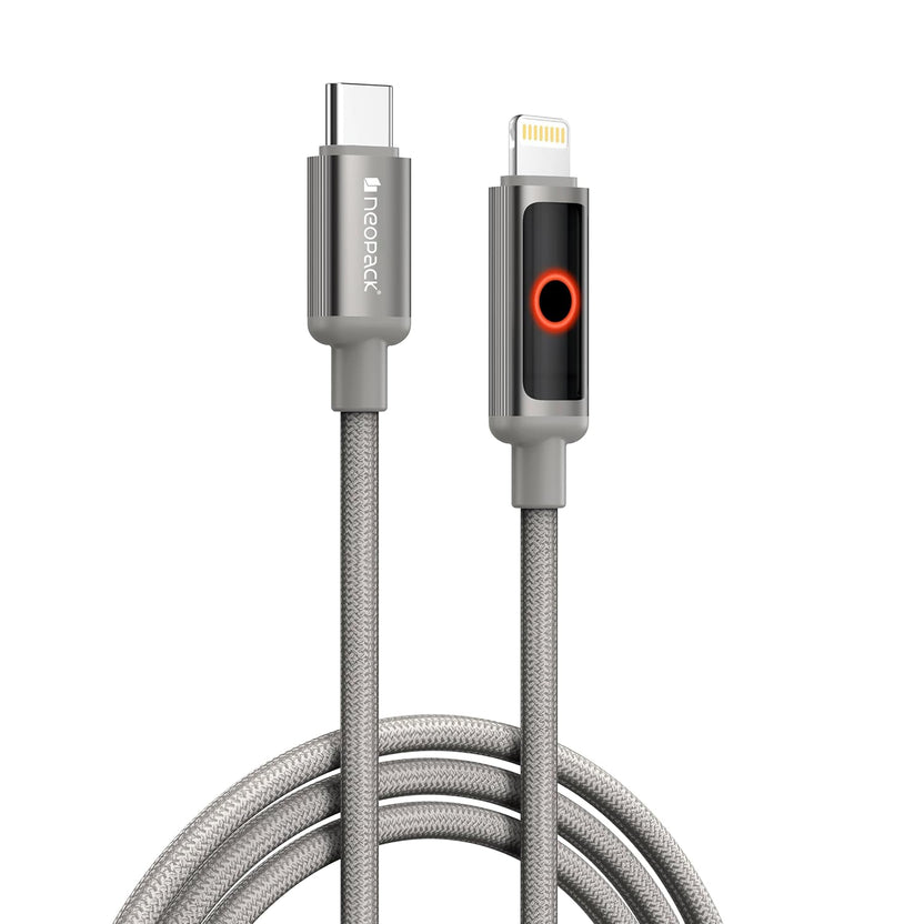 Neopack 1.5M USB-C to Lightning Connector Smart Auto-off Cable – Bhagwati
